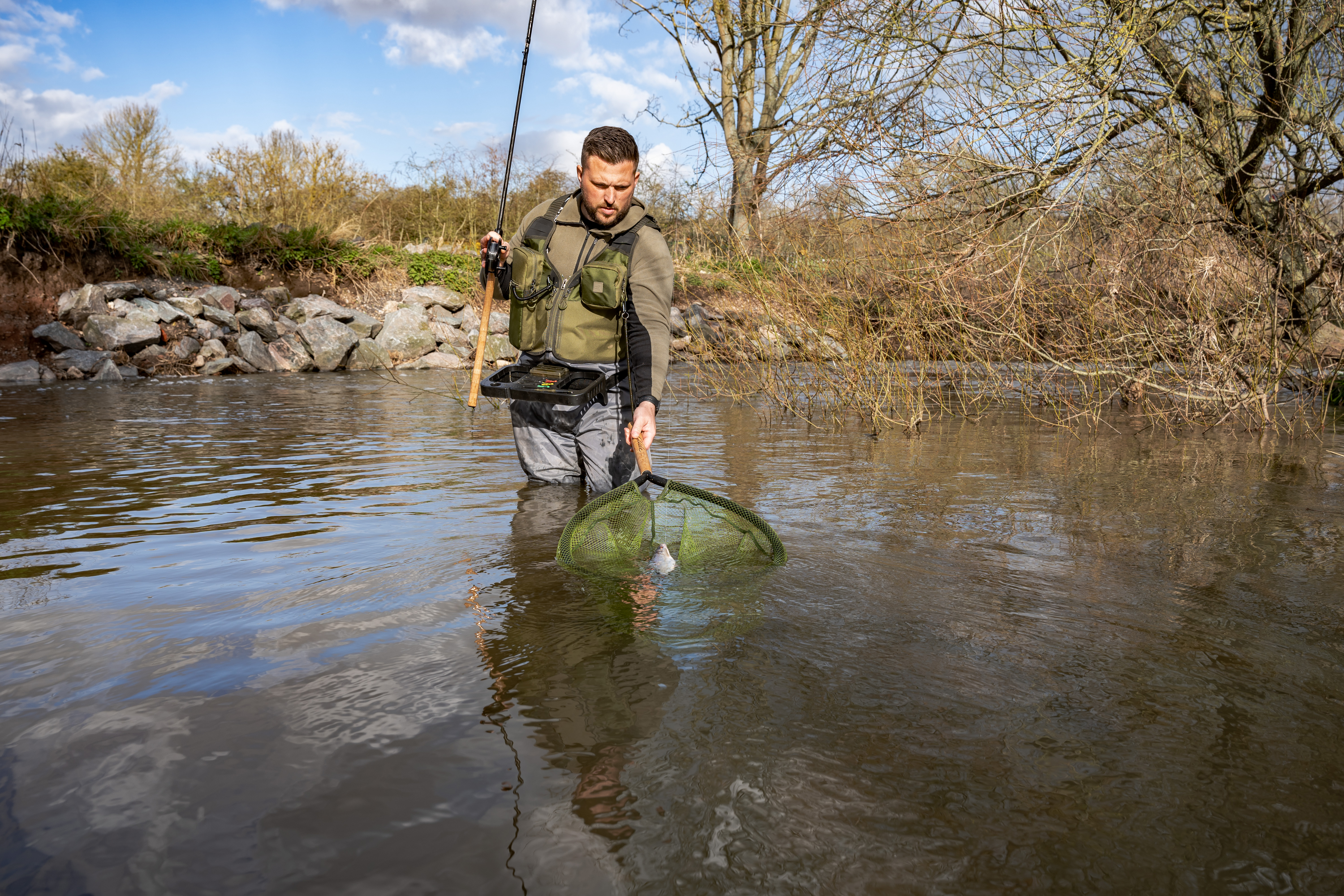 Glide Wading Net Latex | Fish For Everything